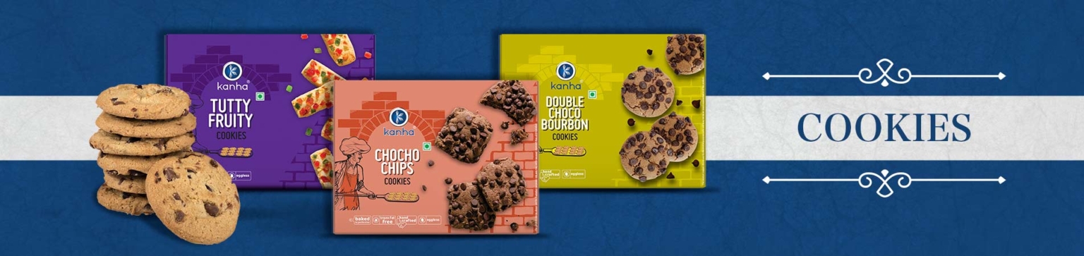 Kanha Cookies & Biscuits | Ajwain, Atta, Choco Chips, Nankhatai
